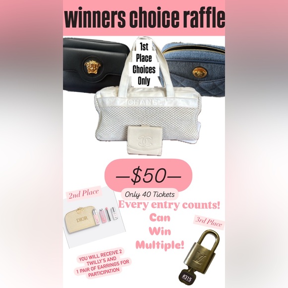 Versace | Bags | Raffle 5spot Choice Of Luxury Handbag Only 40 Spots ...